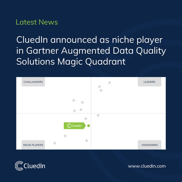 Gartner Augmented Data Quality Solutions MQ